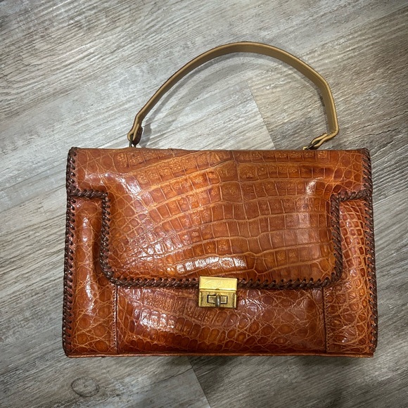 Bags | Vintage Genuine Alligator Purse | Poshmark